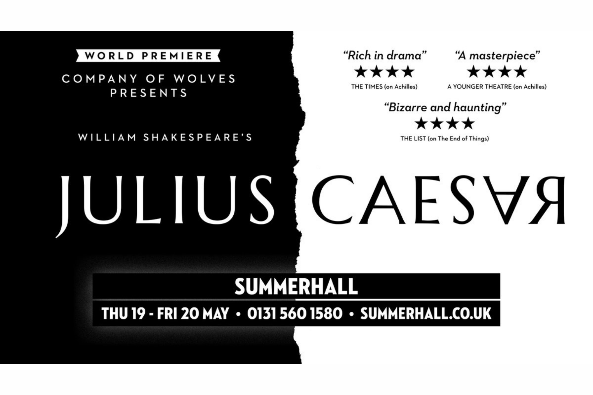 Interview: Ewan Downie, Co-Artistic Director of Company of Wolves, on ...